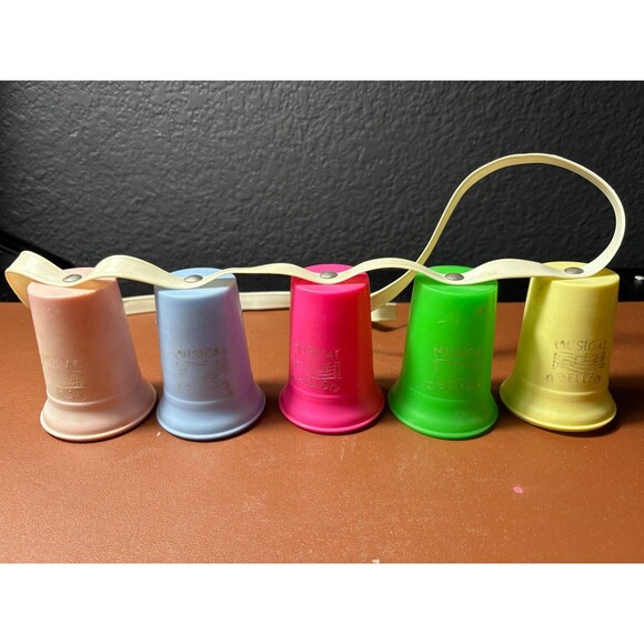 Unbranded | Toys | Vintage Retro Musical Bells Baby Plastic Cups Jingle ...
